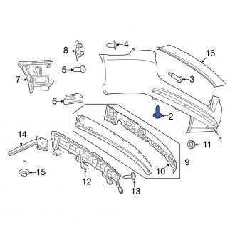 Dodge Grand Caravan Grille Brackets & Hardware — CARiD.com