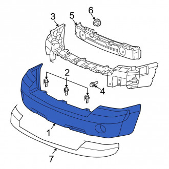 Dodge Dakota OEM Bumpers - Genuine Front & Rear Bumpers | CARiD