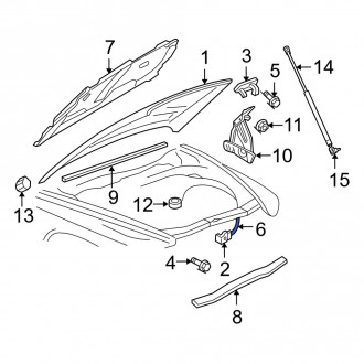 Dodge Dakota Hood Release Cables & Handles — CARiD.com