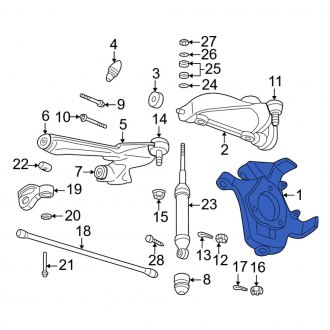 Dodge Dakota Steering Knuckles, Spindles & Parts — CARiD.com
