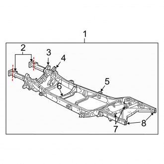 2004 Dodge Durango Chassis Frames & Body Parts — CARiD.com