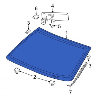 Dodge Durango Replacement Windshield Glass — CARiD.com