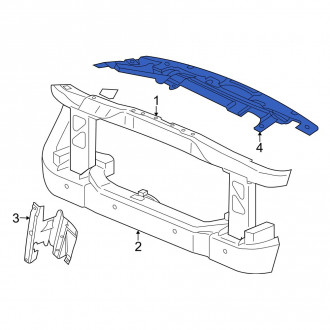 Dodge Durango Radiator Support Covers — CARiD.com