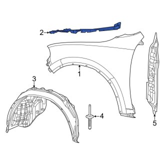 Dodge Durango Fender Support Braces & Hardware — CARiD.com