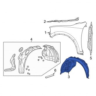 Dodge Durango Inner Fenders - Wells, Liners, Shields | CARiD