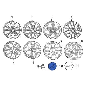 Dodge OEM Wheel Center Caps - Emblems, Logos, Trim Rings | CARiD