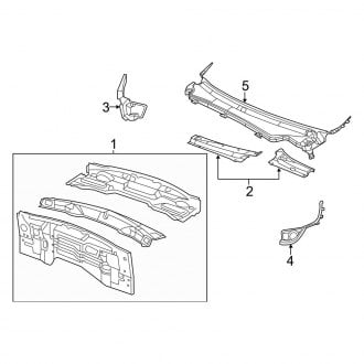 2021 Dodge Durango Cowl Panels & Parts - Vent Grills | CARiD