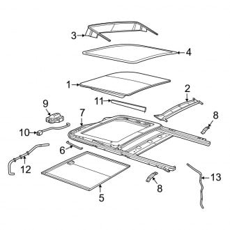 2022 Dodge Durango OEM Roofs & Parts - Panels, Drip Rails | CARiD