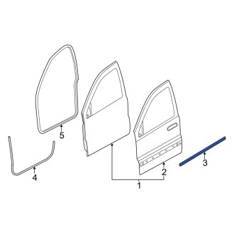Dodge Durango Door Moldings - Side, Edge, Belt | CARiD