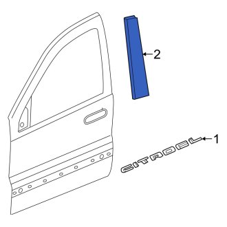 Dodge Durango Door Moldings - Side, Edge, Belt | CARiD