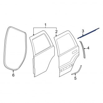 Dodge Durango Door Moldings - Side, Edge, Belt | CARiD