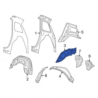 Dodge Durango Inner Fenders - Wells, Liners, Shields | CARiD