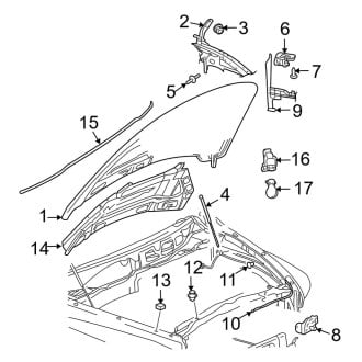2006 Dodge Ram Replacement Hoods - Hinges, Supports | CARiD