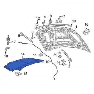 Under Hood Insulations - Pads, Liners, Heat Shields | CARiD