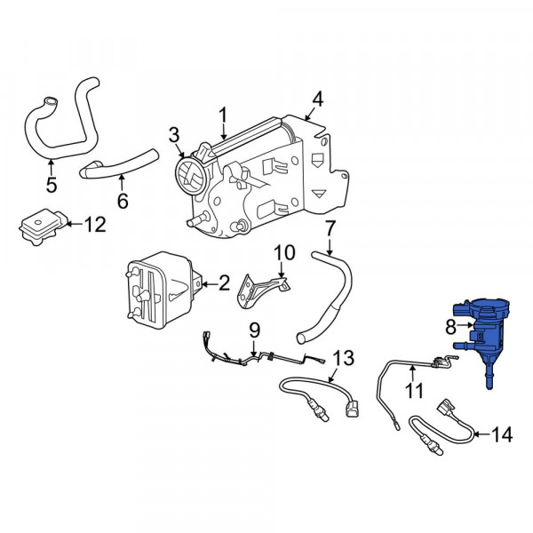 Dodge OE 4891739AB - Vapor Canister Purge Solenoid