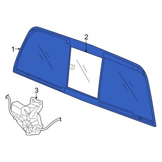 Dodge Ram Rear Window Glass | Back Windshields — CARiD.com