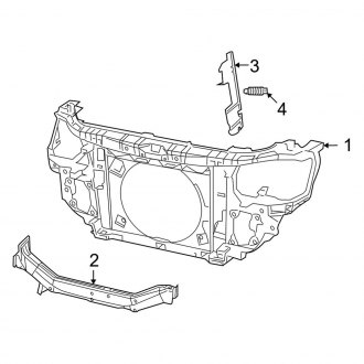 2018 Dodge Journey Radiator Supports | CARiD