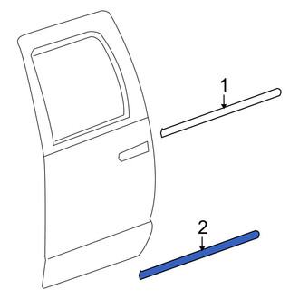 Dodge Dakota Door Moldings | Side, Edge, Belt – CARiD.com