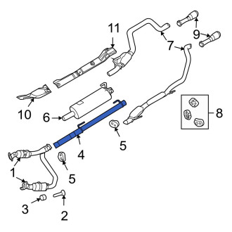 Dodge Ram OEM Exhaust Parts | Systems, Tips, Pipes — CARiD.com