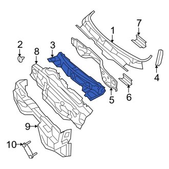 Dodge Ram Cowl Panels & Parts - Vent Grills | CARiD