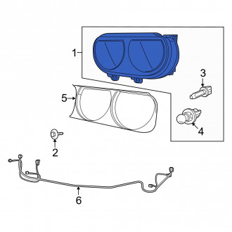 Dodge Challenger OEM Lighting | Headlights, Fog & Tail Lights — CARiD.com