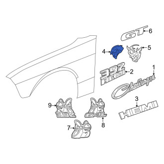 Dodge OE™ Emblems & Logos | CARiD
