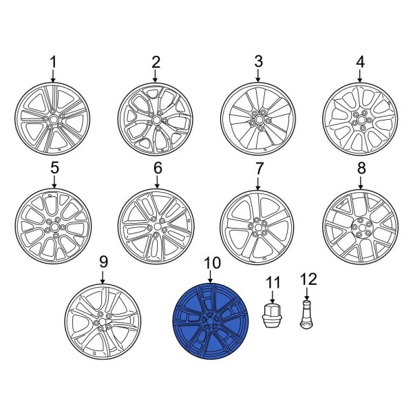 Dodge OE 6TE83RNWAA - Wheel