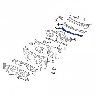 Dodge Charger Cowl Panels & Parts - Vent Grills | CARiD