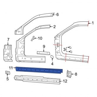 Dodge Challenger Replacement Rocker Panels | CARiD