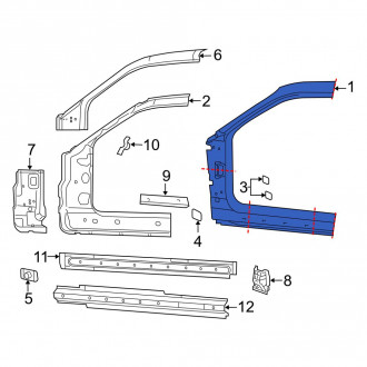 Dodge Challenger Body Tubs & Side Panels — CARiD.com