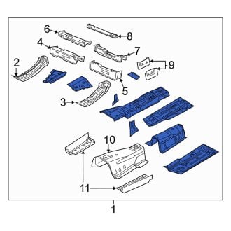 Dodge Challenger OEM Rocker Panels & Floors - Side Skirts, Pans | CARiD