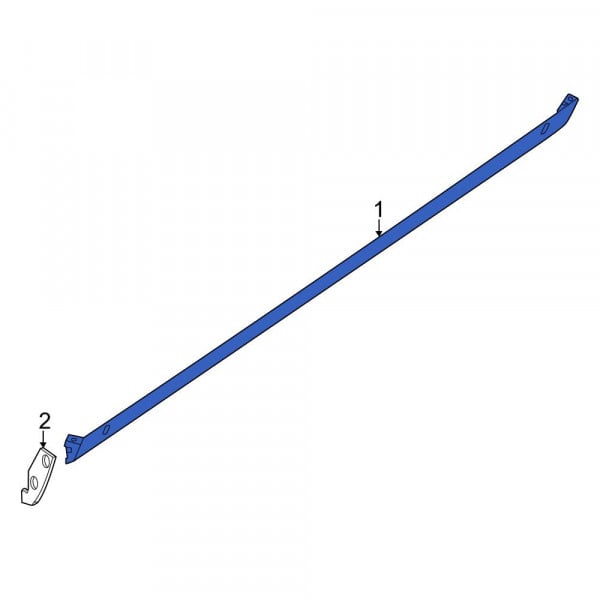 Dodge OE 68185193AG - Left Rocker Panel Guard