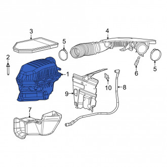 Dodge Challenger OEM Air Intake Parts - Filters, Manifolds | CARiD