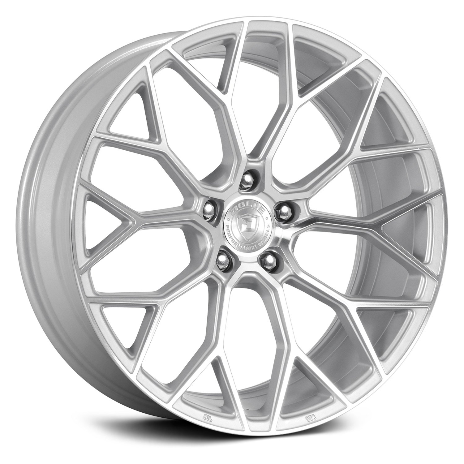 DOLCE PERFORMANCE WHEELS® PISTA Wheels - Gloss Silver with Machined ...