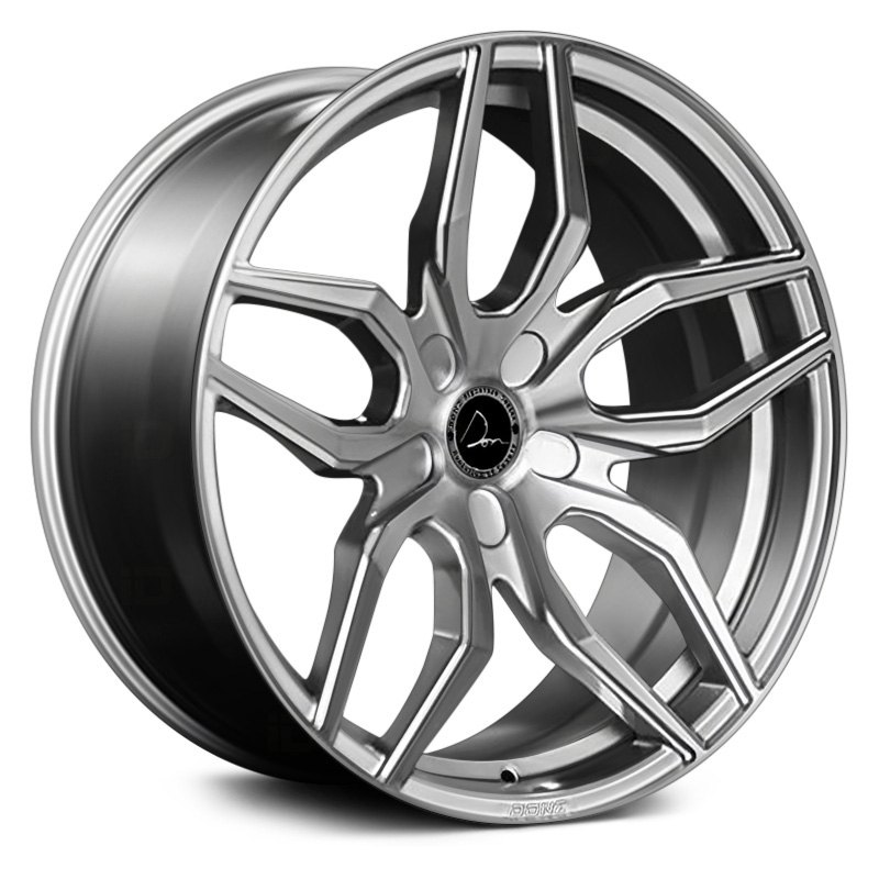 DONZ® RIINA Wheels - Silver Brushed Rims