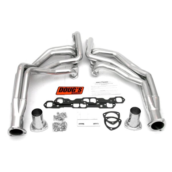 Doug's Headers® D317 - 4-Tube Steel Metallic Ceramic Coated Long Tube ...