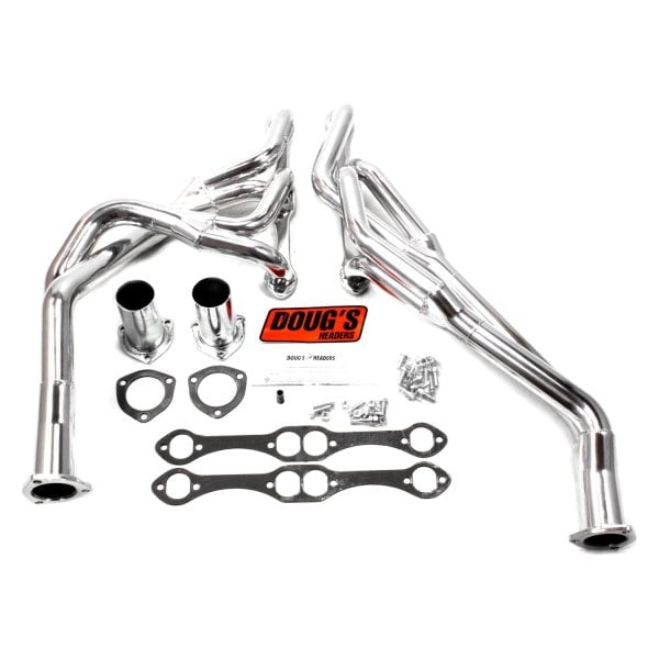 Doug's Headers® D376Y - Tri-Y Metallic Ceramic Coated Long Tube Exhaust ...