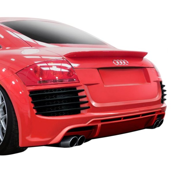 Duraflex® 112884 - R8 Style Fiberglass Rear Bumper (Unpainted)