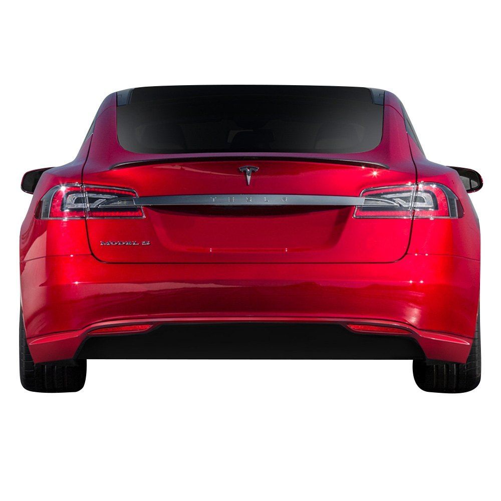 Tesla Model S Rear Diffusers - Carbon Fiber, Fiberglass | CARiD