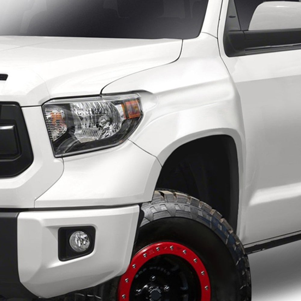 Duraflex® 113907 - 4" Bulge Fiberglass Front Fenders (Unpainted)