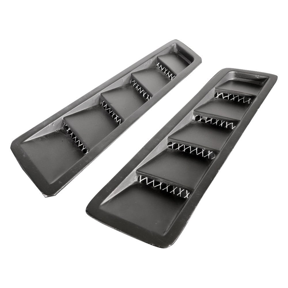 Duraflex® 116153 - Race Style Fiberglass Hood Louver Vents (Unpainted)