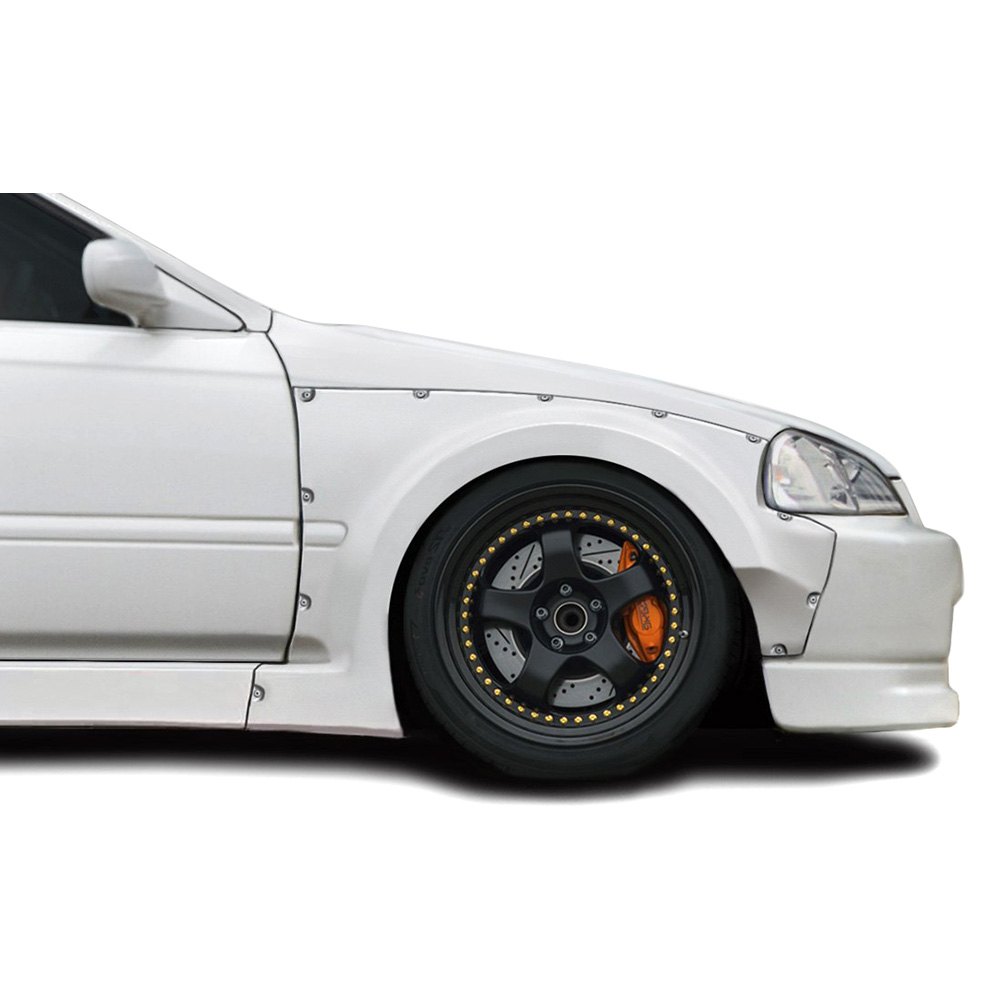 Duraflex® 116512 - MMR Style Fiberglass Front Fender Flares (Unpainted)