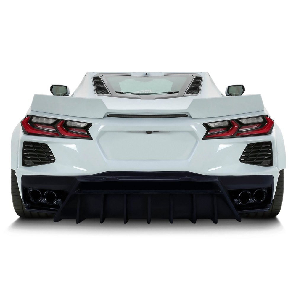 Duraflex® 116587 - Gran Veloce Style Fiberglass Rear Diffuser (Unpainted)