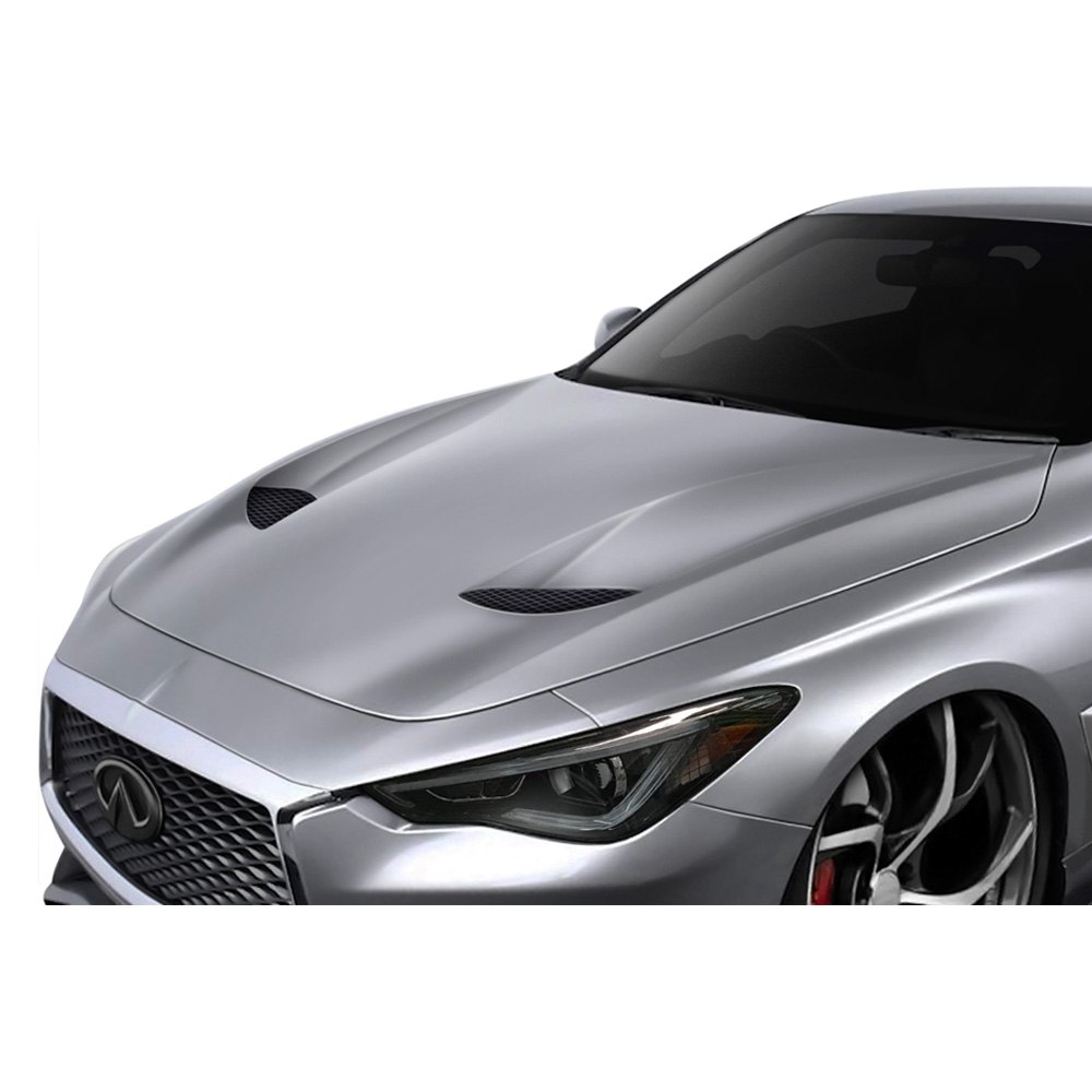 Duraflex® - Infiniti Q60 2017 TS1 Style Fiberglass Hood