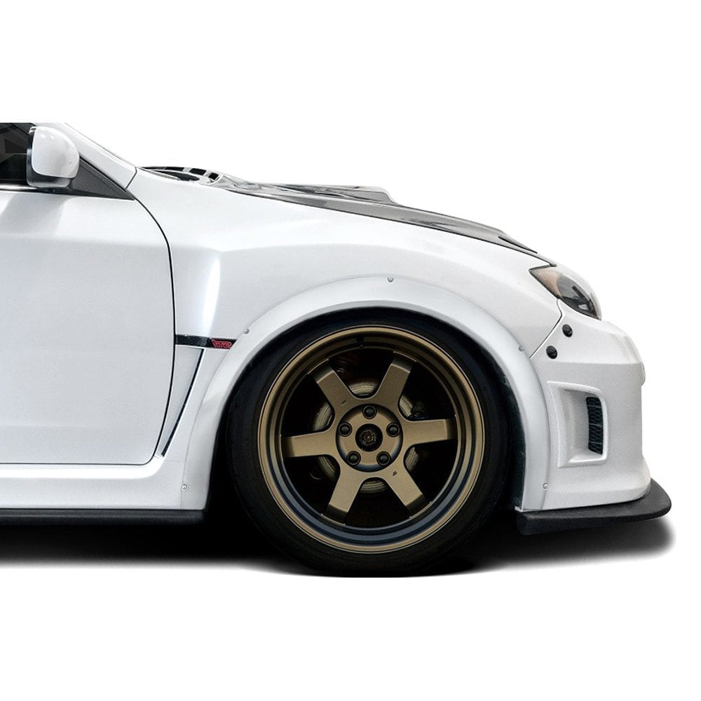 Duraflex® 117041 - Rally Style Fiberglass Front Fender Flares (Unpainted)