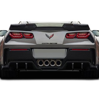 Chevy Corvette Rear Diffusers - Carbon Fiber, Fiberglass | CARiD