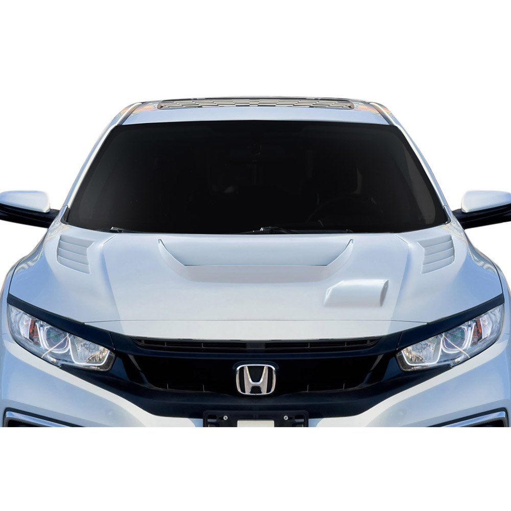 Duraflex® 117489 - Time Attack Style Fiberglass Hood (Unpainted)