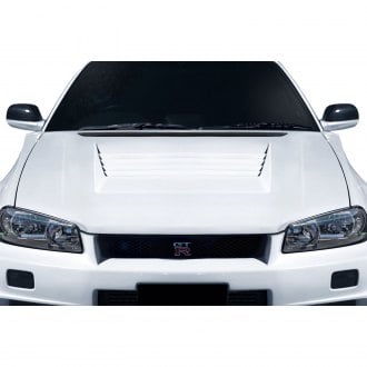 Nissan Skyline Custom Hoods | Carbon Fiber, Fiberglass — CARiD.com