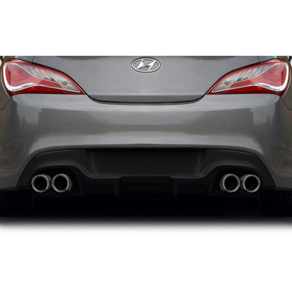 Duraflex® 117966 - Twins Style Fiberglass Rear Diffuser (Unpainted)