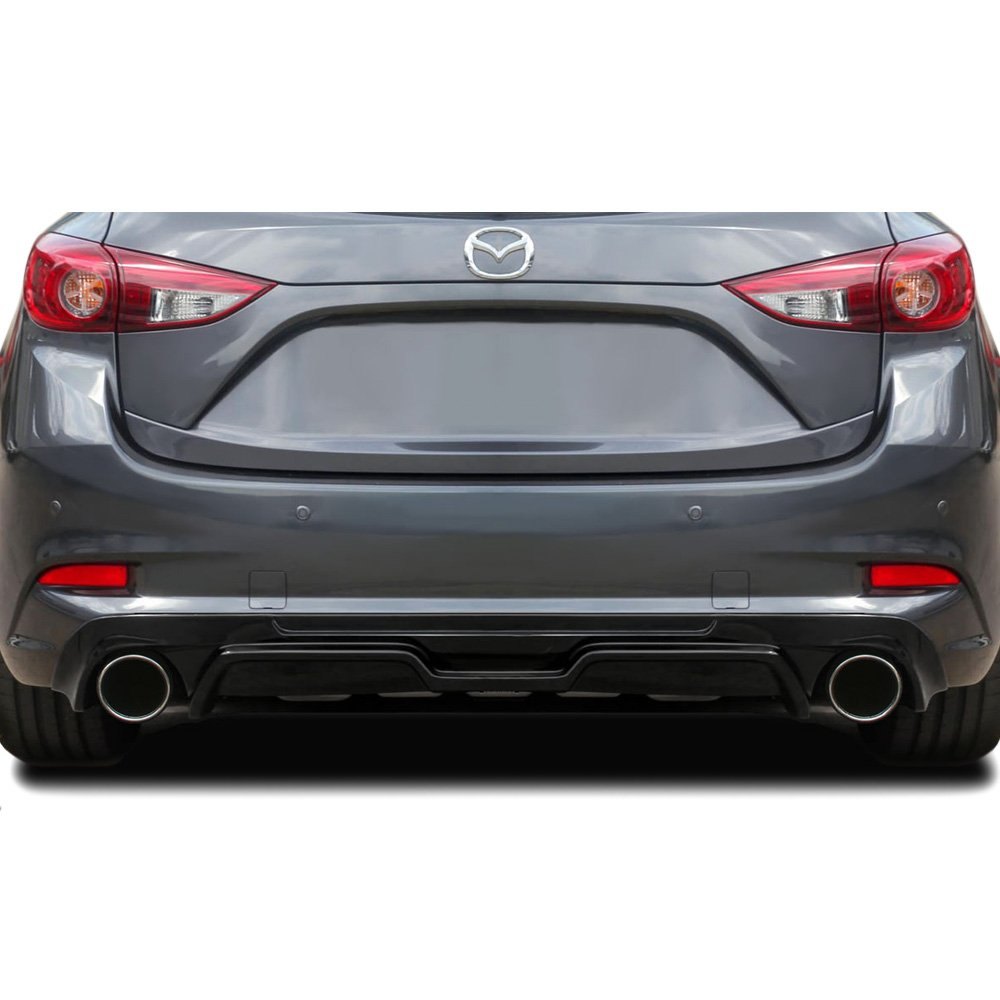 Mazda 3 Rear Diffusers - Carbon Fiber, Fiberglass | CARiD